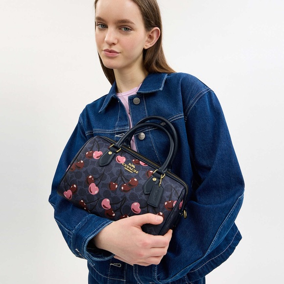 Coach | Bags | Nwt Coach Rowan Satchel Bag In Signature Canvas With ...